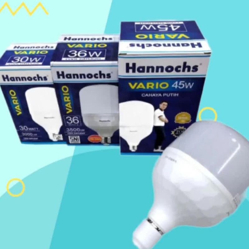 Jual Hannochs Vario 30, 32 dan 45 watt daylight Putih Kapsul Lampu LED Light Bulb | Shopee Indonesia