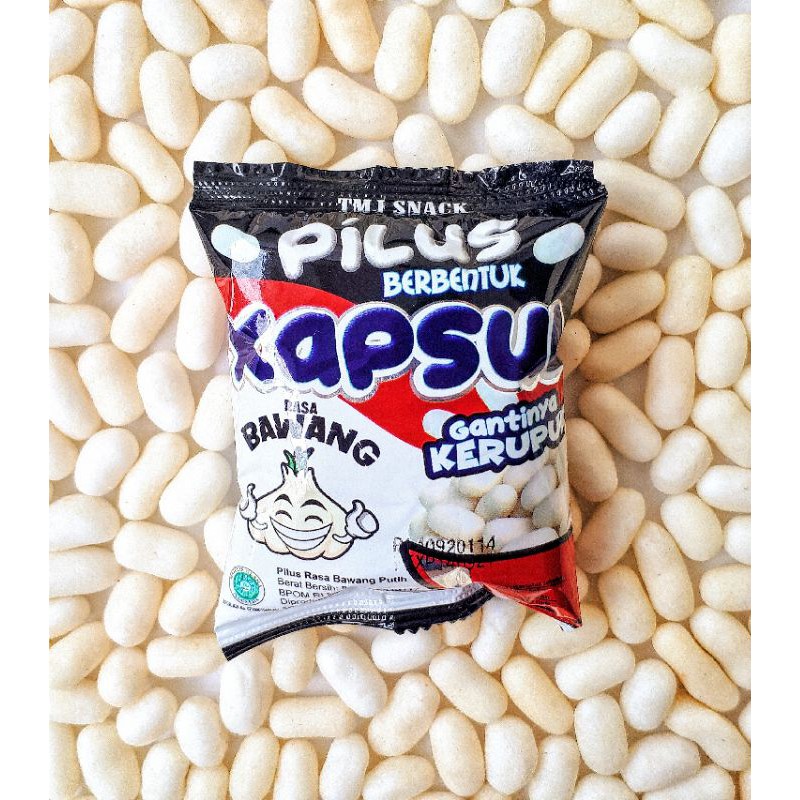 Jual (40 BUNGKUS) TMJ SNACK PILUS KAPSUL RASA BAWANG RENTENG | Shopee ...