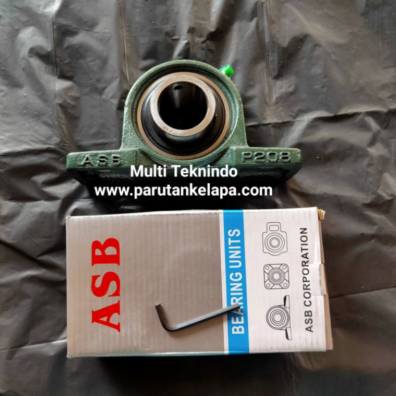 Jual Pillow Block Bearing UCP 208-24 ASB Diameter lubang as 38 mm | Shopee Indonesia