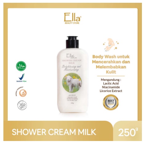 Jual Ella Skincare Shower cream milk/sabun mandi cair/Ella Skincare ...