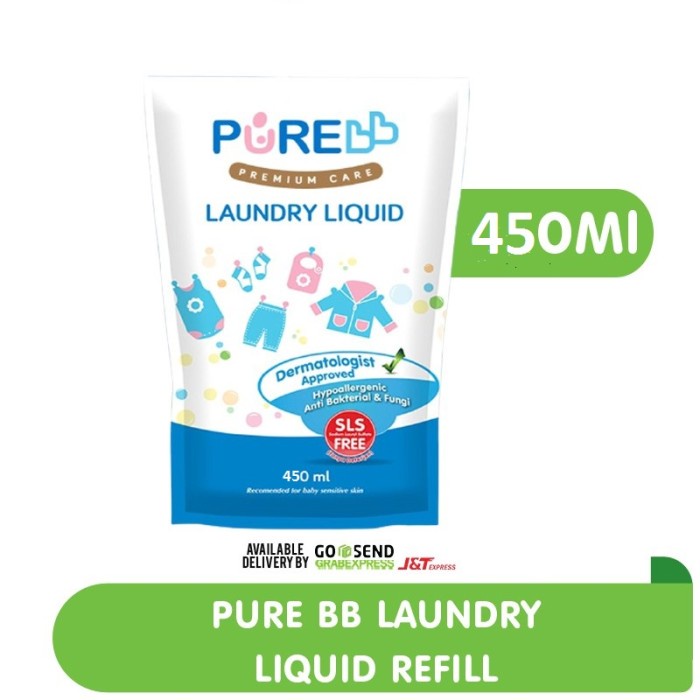 Jual OTOMARTFLA - Pure BB Liquid Laundry Refill 450 Ml - 450Ml | Shopee ...