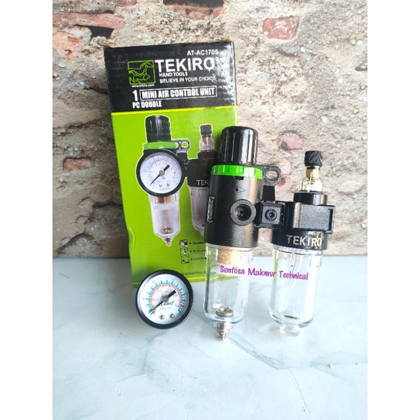 Jual TEKIRO 1/4" DOUBLE Air Control Filter Angin Saringan Udara ...