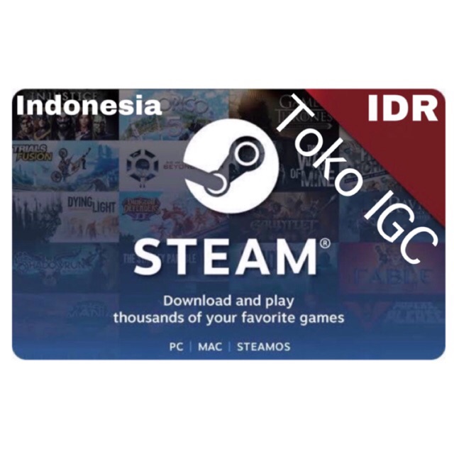 Jual Steam Wallet Indonesia 45,60,90,120,250,400,600 - Digital Code ...