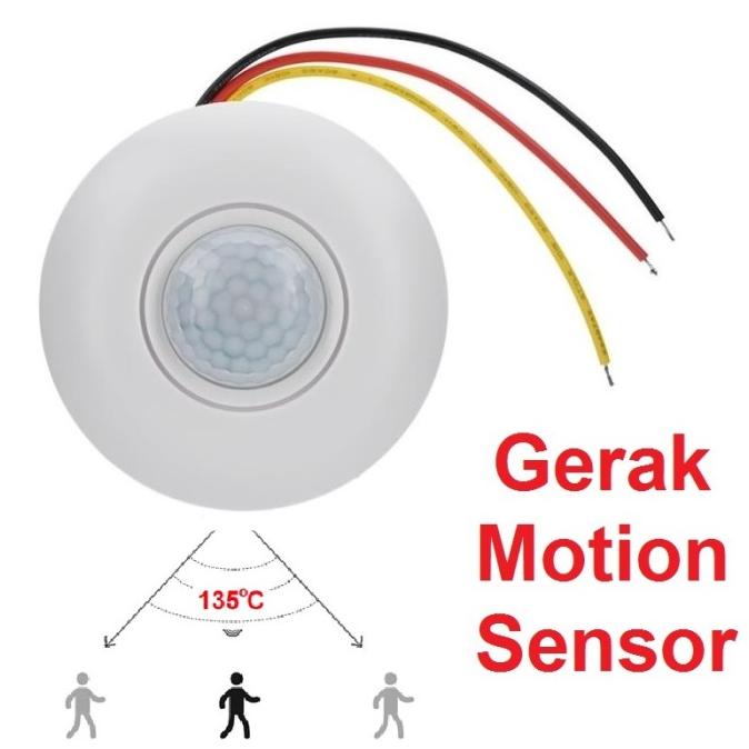 Jual Saklar Lampu Sensor Gerak Pir switch Otomatis Motion Detector ...