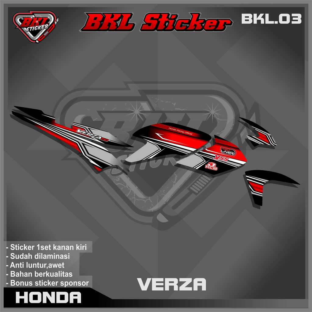 Jual Stiker Striping Motor Variasi Lis VERZA semi full Body Desain ...