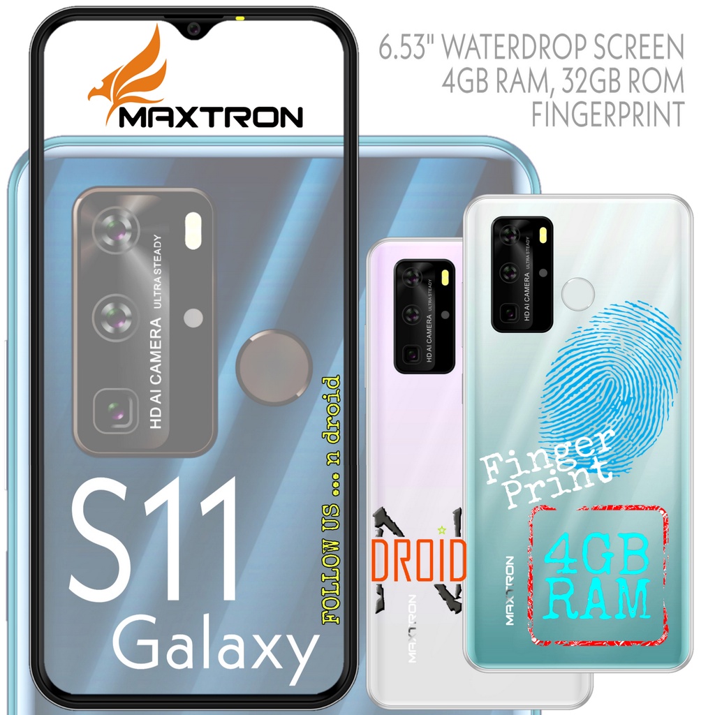 Jual HP MAXTRON S11 GALAXY 4G - RAM 4GB ROM 32GB - SMARTPHONE ...
