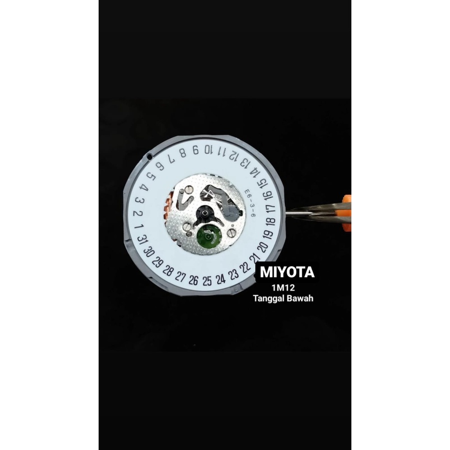 Jual MESIN JAM TANGAN MIYOTA 1M12 1M 12 TANGGAL BAWAH ORIGINAL | Shopee Indonesia