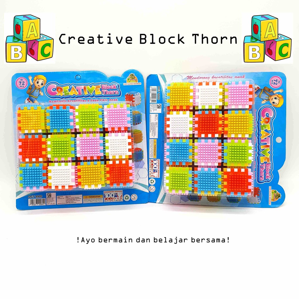 Jual Toko Mainan ALFA Creative Block Thorn 72pcs OCT-9900 | Shopee ...