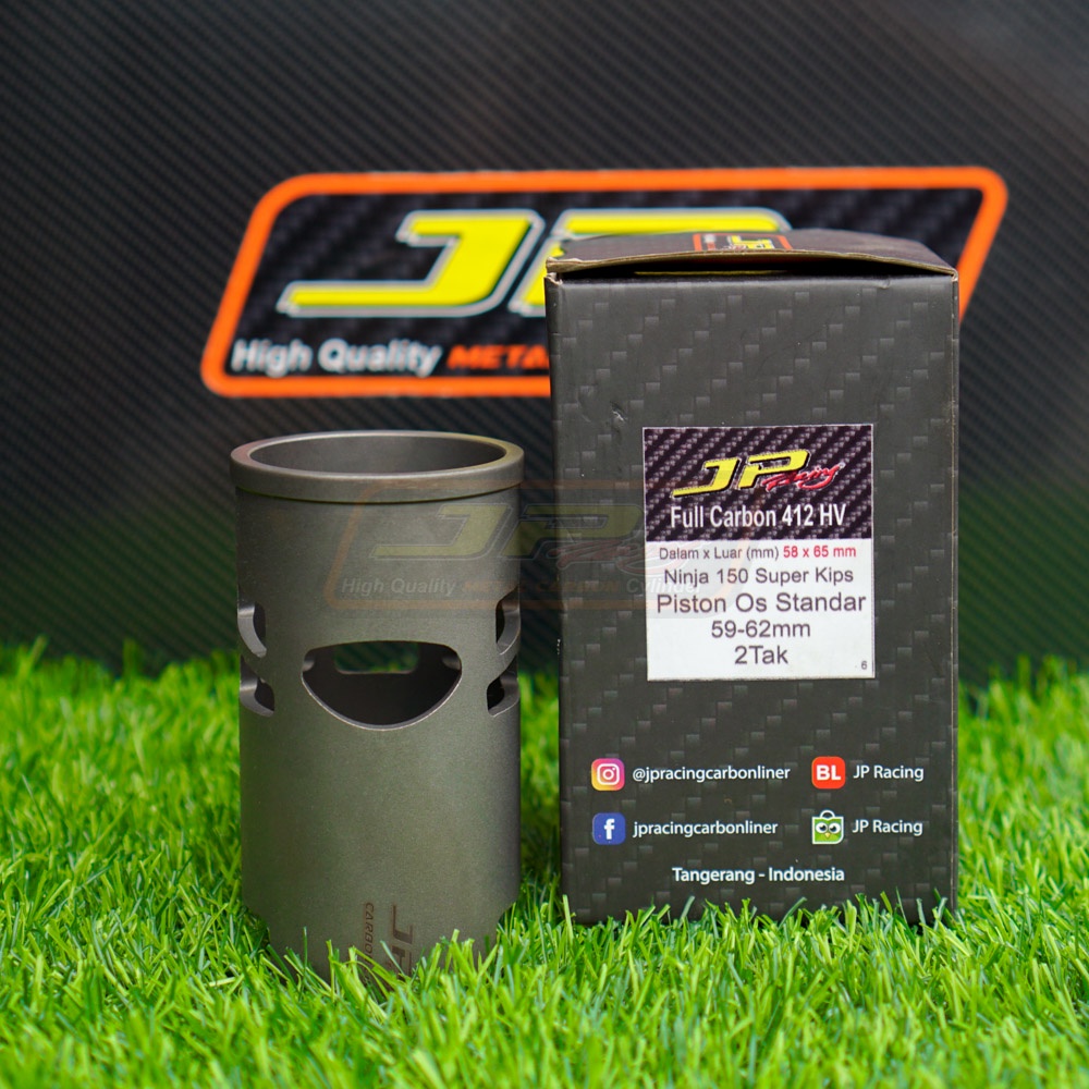 Jual JP Racing carbon liner boring Ninja 150 superkips SEMI CARBON ...
