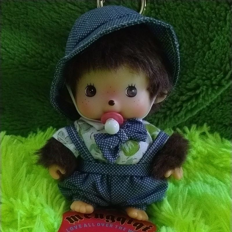 Jual Monchhichi cute costum key chain plush | Shopee Indonesia