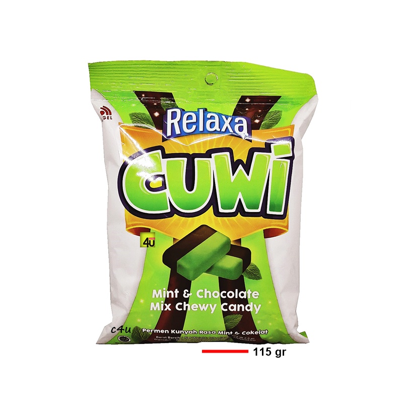 Jual Relaxa CUWI - Choco Mint Chewy Candy - Isi 50 pcs | Shopee Indonesia