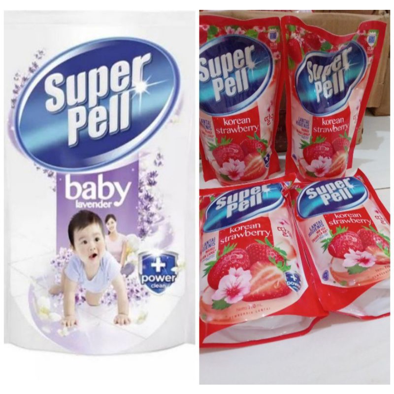 Jual Super Pell Pembersih Lantai 770ml | Shopee Indonesia
