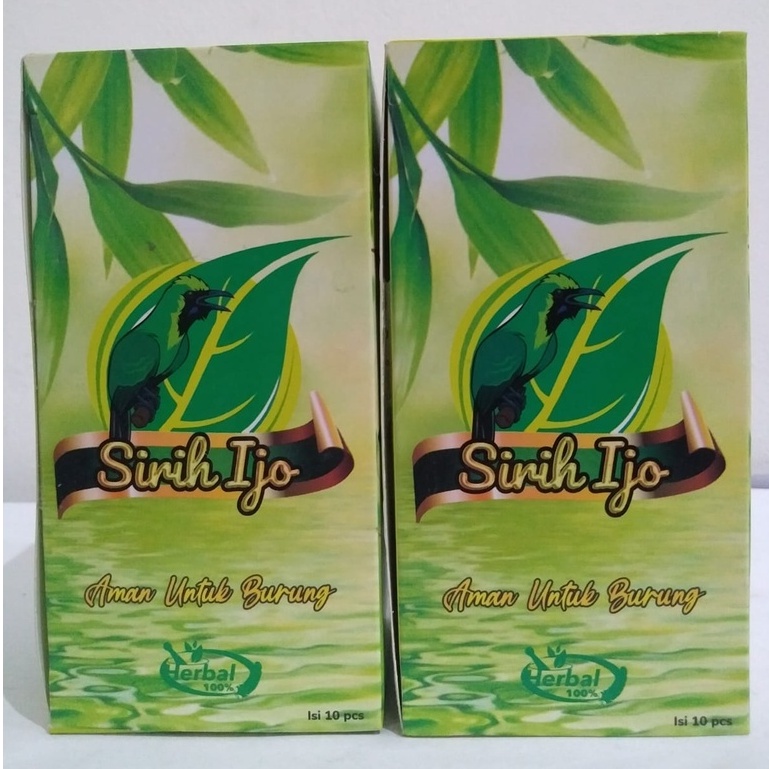 Jual SIRIH IJO JAMU BURUNG SAMPO BURUNG DIDIS KUTU JAMUR BURUNG C IJO ...