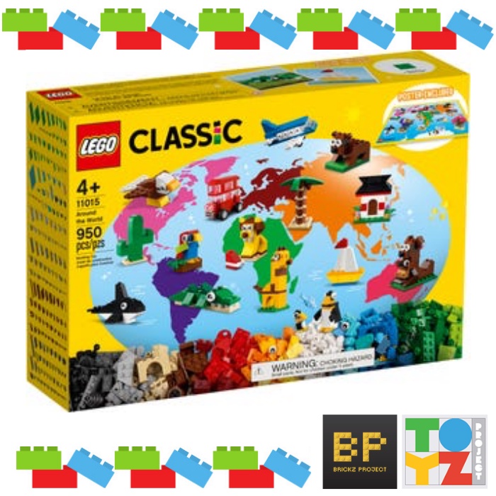 Jual Lego Classic 11015 Around the World | Shopee Indonesia