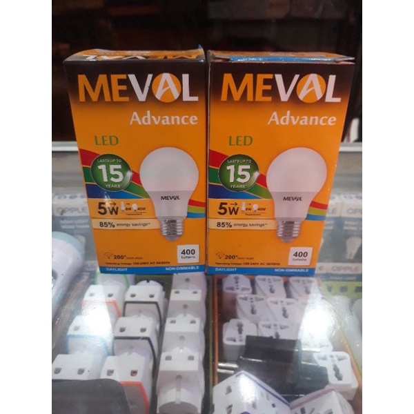 Jual LAMPU LED MEVAL ADVANCE 5 WATT LAMPU MURAH CAHAYA PUTIH / DAYLIGHT ...