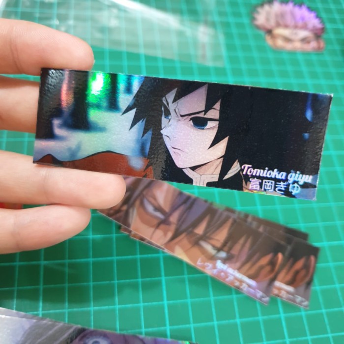 Jual Sticker Anime Slap - S0062 - Kecil - Demon Slayer - Tomika Giyu ...