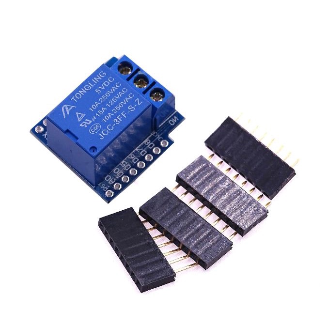 Jual Wemos D1 Mini Relay Module Shield v2 for D1mini esp8266 project ...
