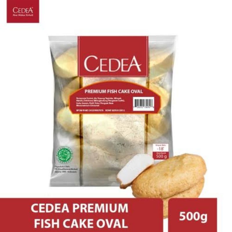 Jual Cedea Premium Fish Cake Oval / Kue Ikan Bentuk Oval | Berat Bersih ...