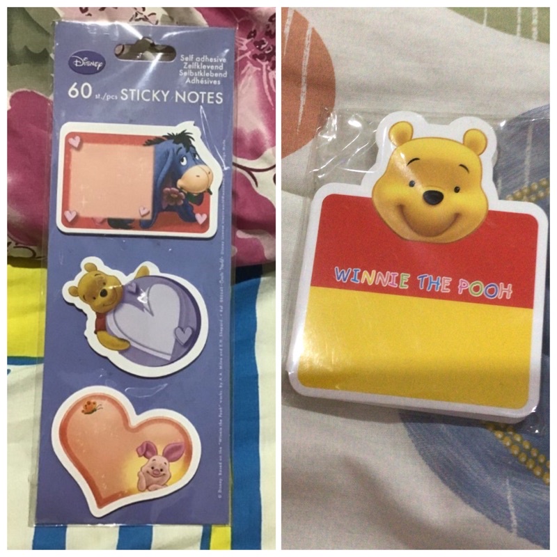 Jual DISNEY WINNIE THE POOH PIGLET EEYORE MEMO STICKY NOTES IMPORTED ...