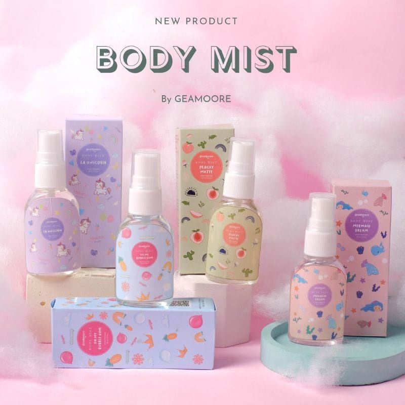 Jual BODY MIST Geamoore BPOM Bodymist Parfum Badan Geamore | Shopee ...