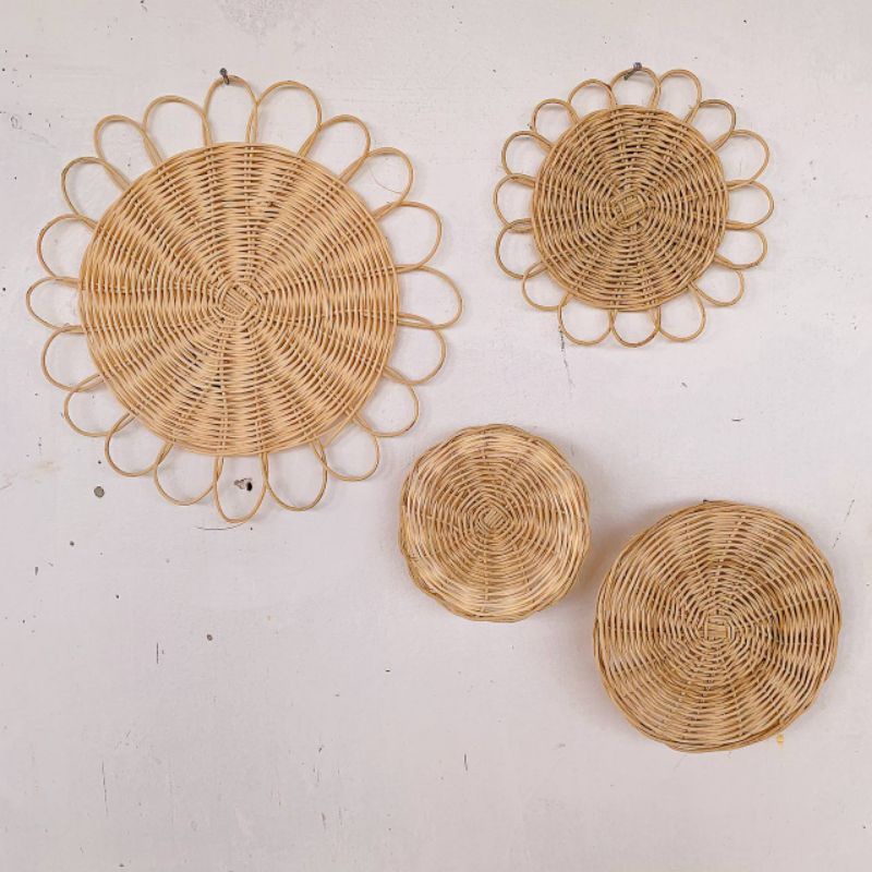 Jual Walldeco Rotan Hiasan Dinding Rotan Placemat | Shopee Indonesia