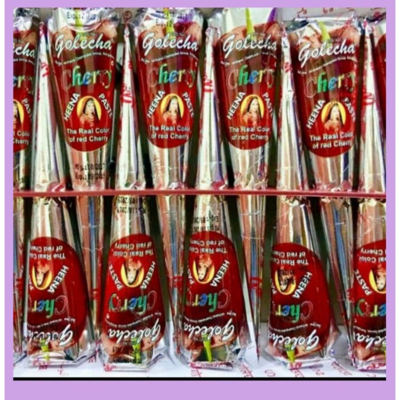 Jual Golecha Henna Original Cherry | Goleca Henna Asli (pcs) | Shopee ...