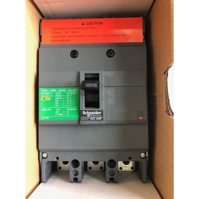 Jual Mccb Nfb Breaker Ezc250F Ezc 250 F 250A 3P Schneider | Shopee ...