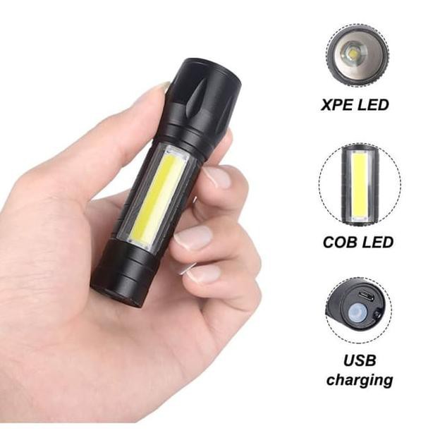 Jual [SO-234] Senter Police SWAT / Senter polisi LED SX-8008 MULTI ...