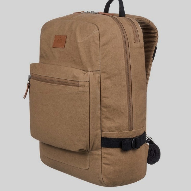 Jual Tas QUIKSILVER Cool Coast Canvas Backpack Caribou Brown 35L ...