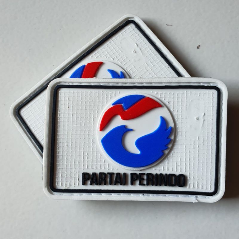 Jual patch rubber logo partai perindo ( pesatuan indonesia ) - tempelan ...