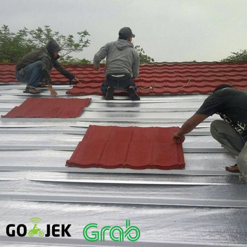 Jual Alumunium foil eceran,insulasi atap, peredam panas atap | Shopee ...