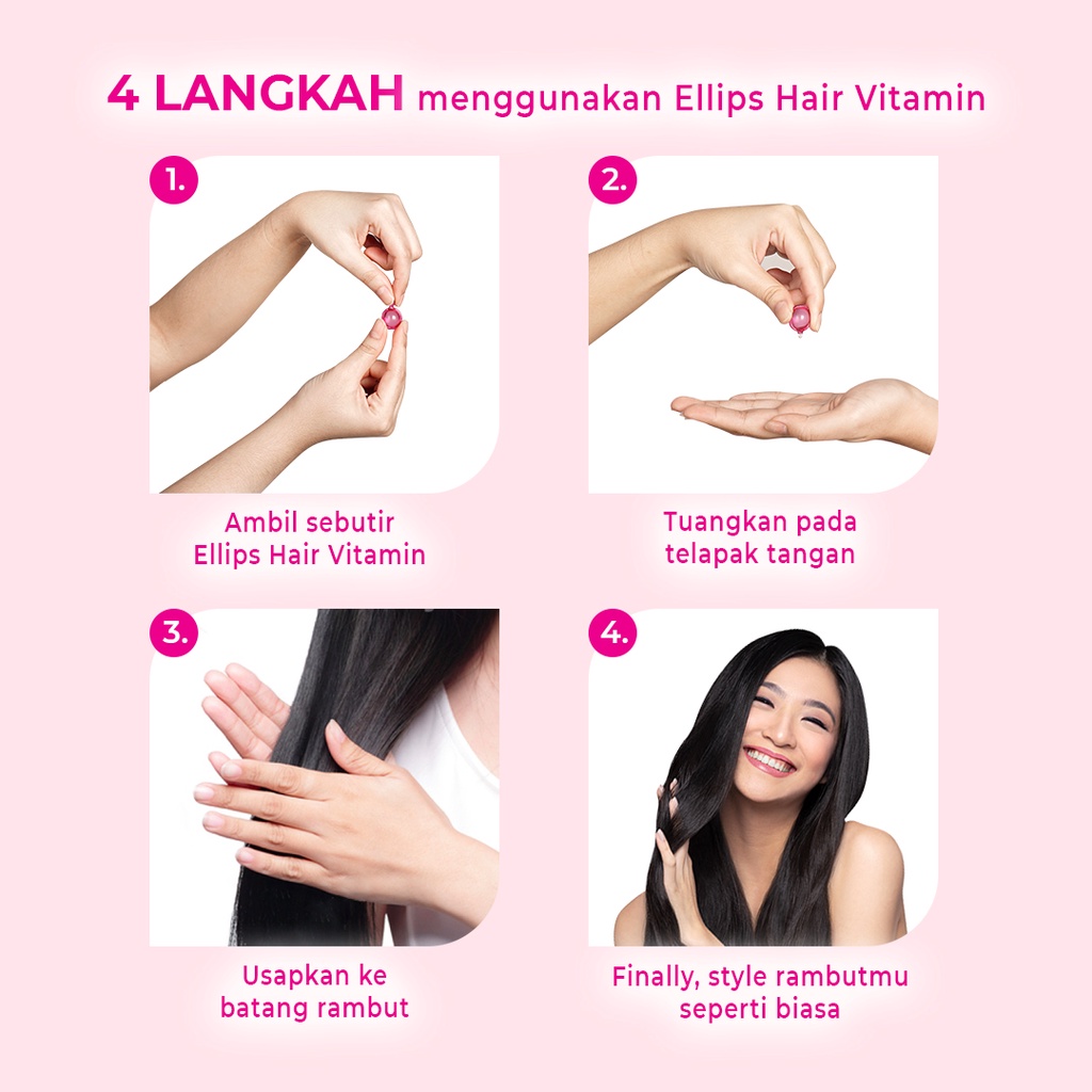 Jual Ellips Hair Vitamin Pro Keratin Hair Repair Jar 50 Butir | Shopee ...