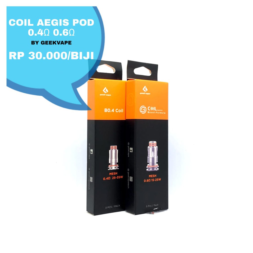 Jual COIL AEGIS BOOST PRO AUTHENTIC HARGA PER 1 PCS | Shopee Indonesia