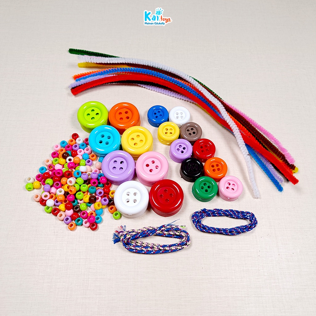 Jual Paket Meronce - Mainan Motorik Halus Sensori Prewriting Montessori ...