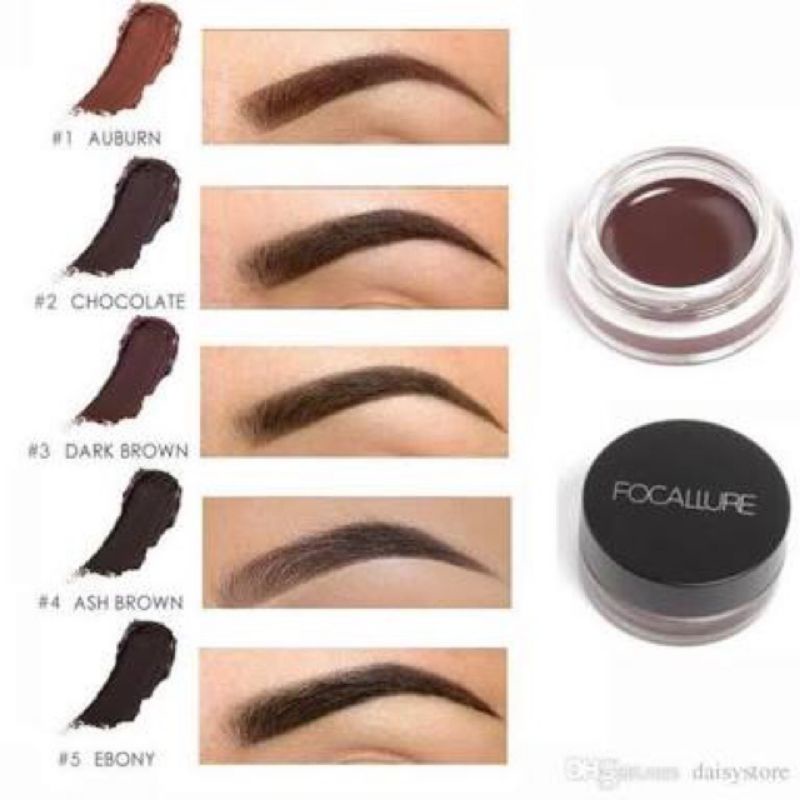 Jual Focallure 5 Colors Eyebrow Pomade Gel Eyebrow Alis Cream | Shopee ...