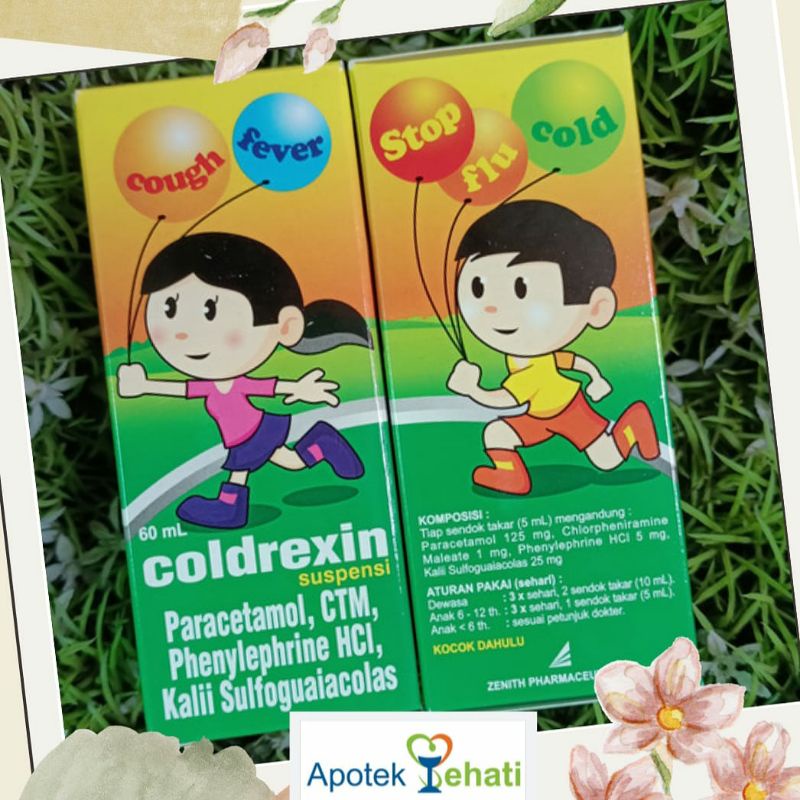 Jual Coldrexin Sirup 60 mL / Coldrexin Suspensi 60 mL Obat Flu & Batuk ...