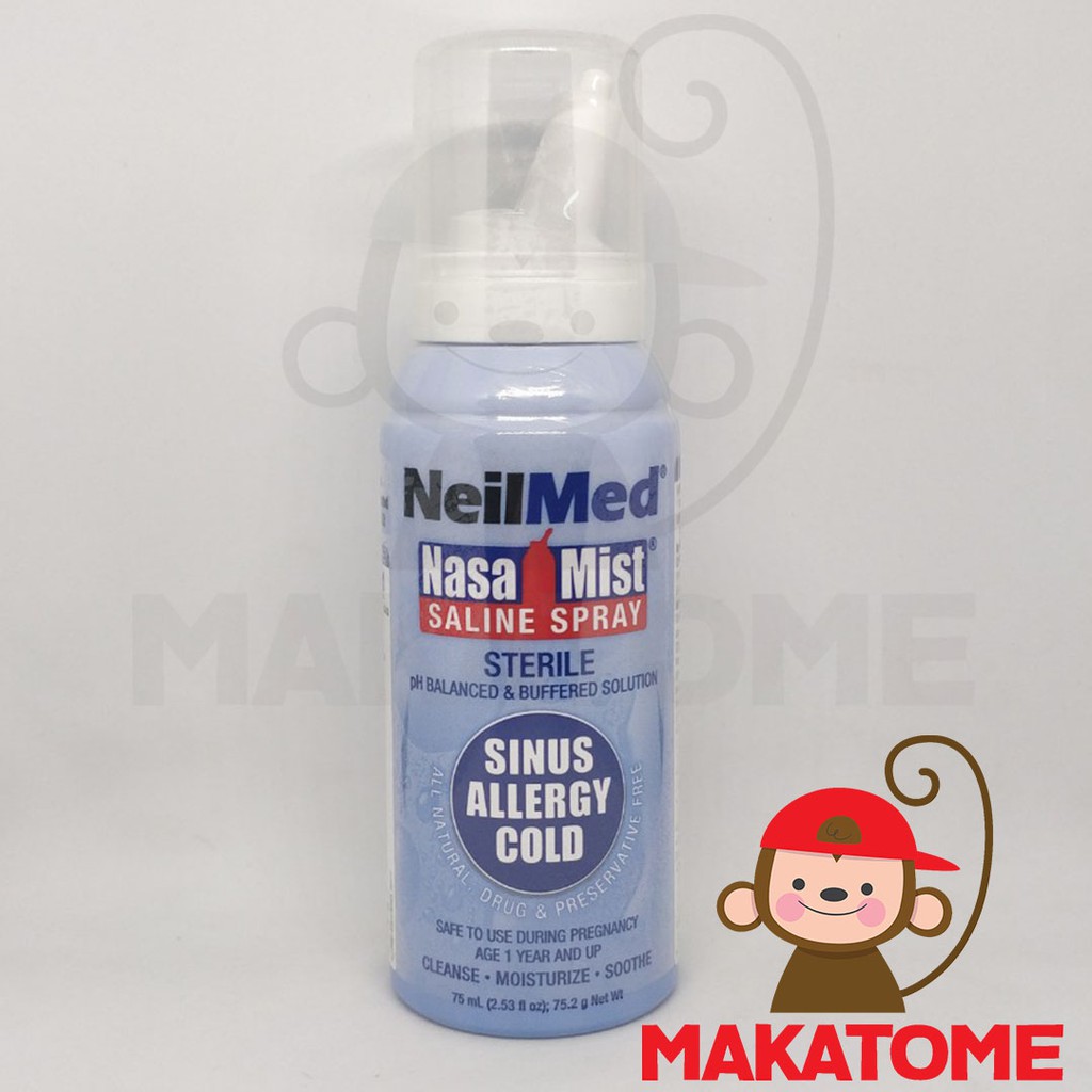 Jual NeilMed Sinus Nasa Mist saline spray Neil Med 75ml 75 ml allergy ...