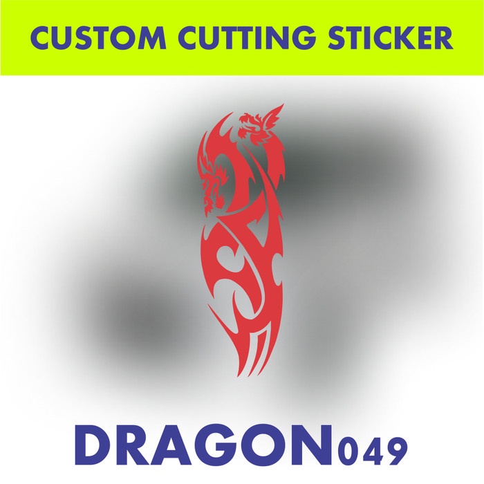 Jual STICKER DRAGON 049 STIKER KACA DINDING SPION MOBIL MOTOR WALL NAGA ...
