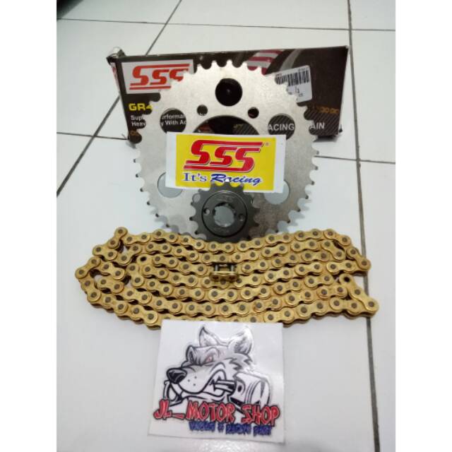 Jual Gear set Gir set SSS 415 Original Vixion R15 Xabre R 15 Dll Top Quality | Shopee Indonesia