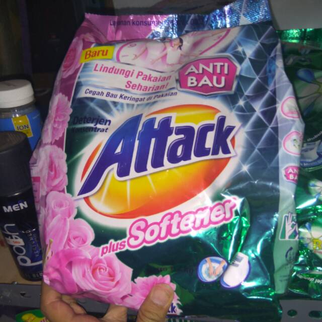 Jual Attack plus softener detergent anti bau 1200g | Shopee Indonesia