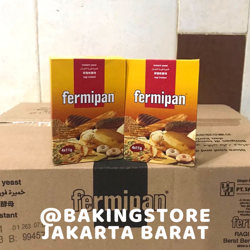 Jual Fermipan Ragi Instant Kering 4 x 11gr | Shopee Indonesia