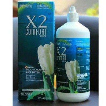 Jual Cairan pembersih softlens 500ml X2 COMFORT/air pencuci dan ...