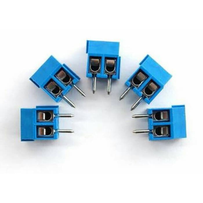 Jual Terminal Block 2 Pin Skrup Screw PCB Blok 2P Pitch 5mm Cable ...