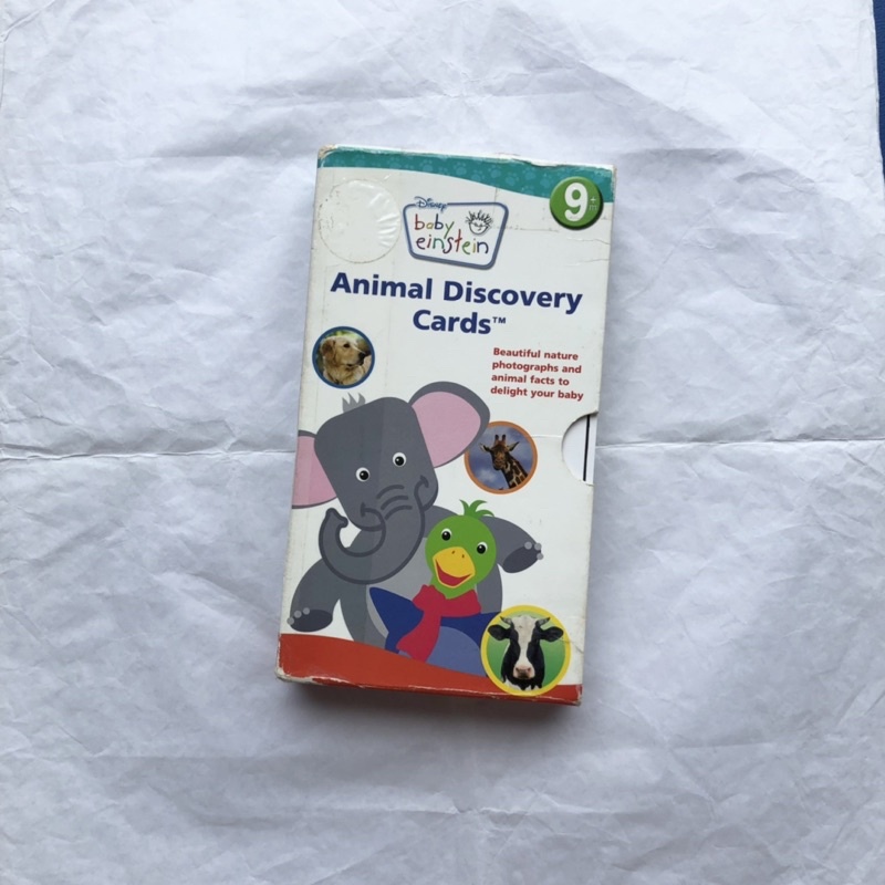 Jual Preloved BABY EINSTEIN : ANIMAL DISCOVERY CARDS | Shopee Indonesia