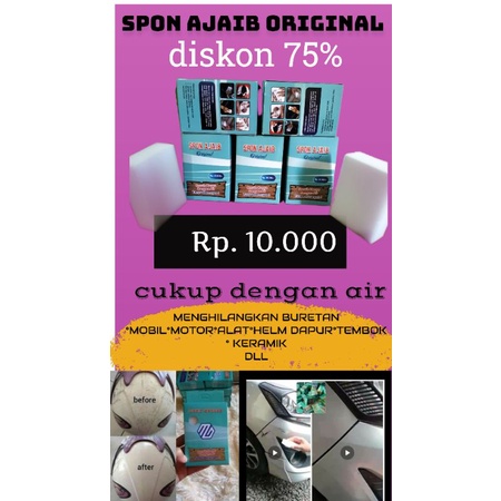 Jual SPON AJAIB ORIGINAL | Shopee Indonesia