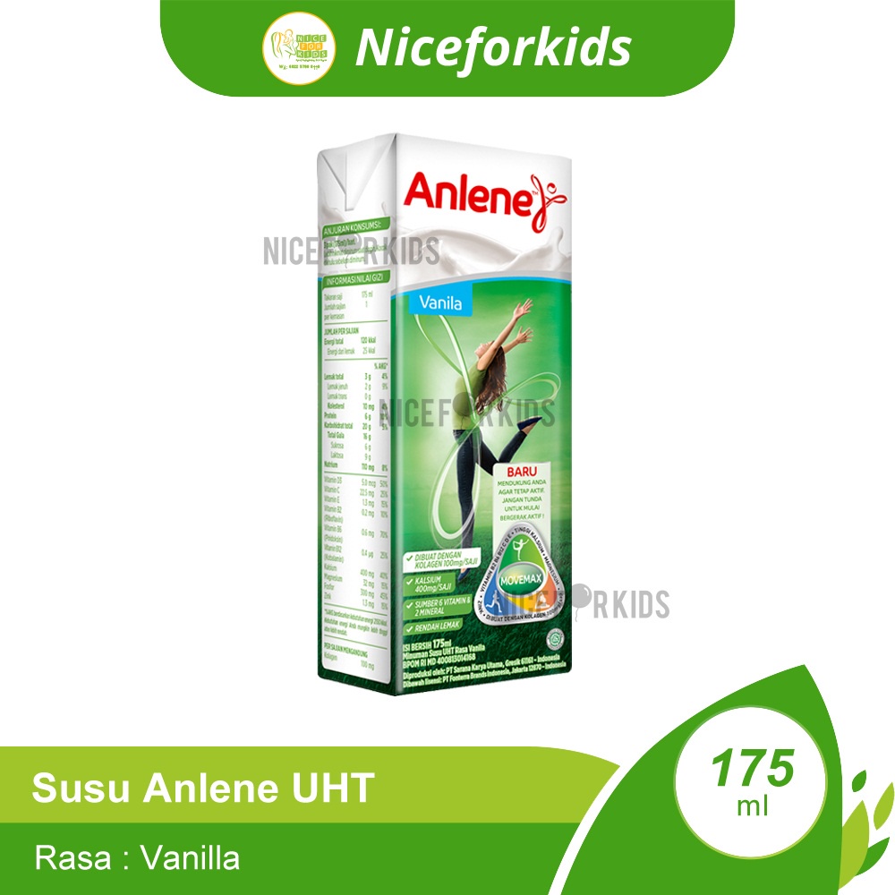Jual Anlene Susu UHT Susu Kalsium 175ml / Susu Tulang / Susu Cair Entrasol UHT | Shopee Indonesia