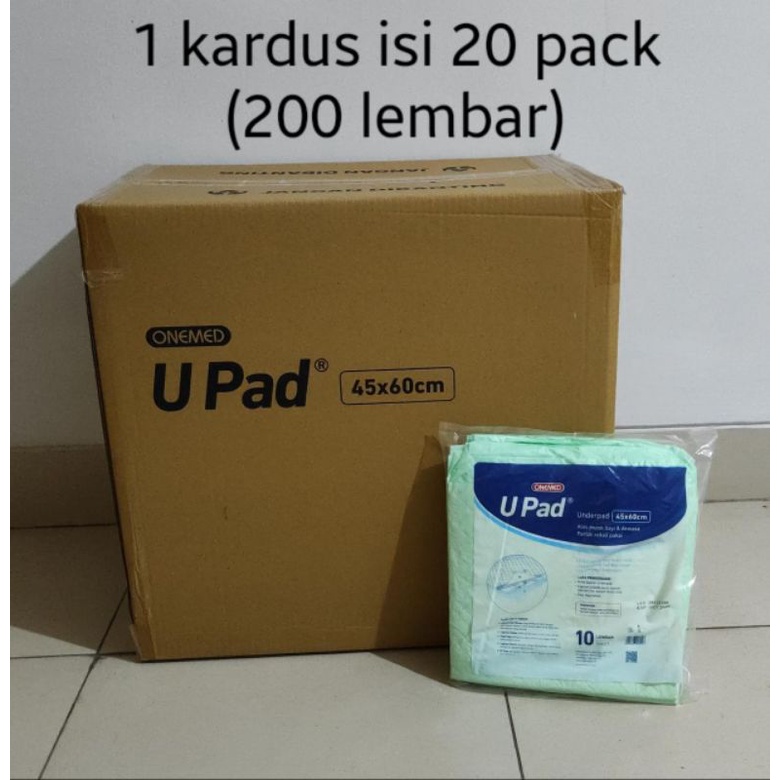 Jual 1 Dus Karton Underpad Upad 60x45 45x60 by Onemed Alas Pipis Training Pad Anjing Kucing ...