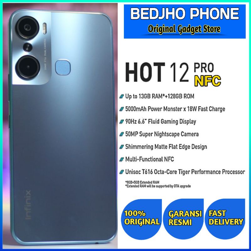Jual INFINIX HOT 12 PRO 8/128GB GARANSI RESMI | Shopee Indonesia
