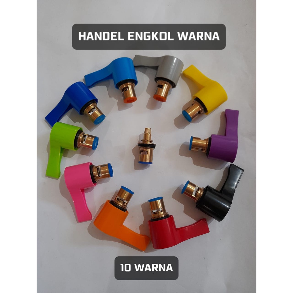 Jual Handle Kran Air + Jantung Kran Kuningan / Handle Kran Tembok ...