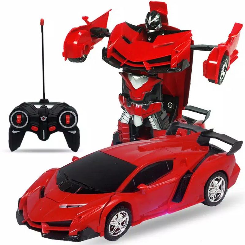 Jual MAINAN ANAK MURAH RC REMOTE CONTROL TRANSFORMER MOBIL ROBOT ...